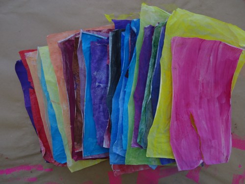 Making Hand Painted Papers @ Art Engine | Sun Porch Studio